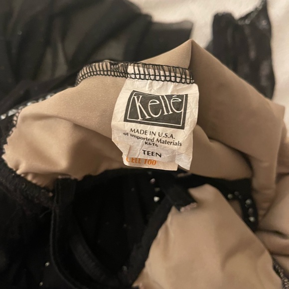 Kelle | Other | Semicustom Black Kelle Dance Costume With Wings | Poshmark